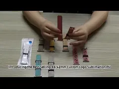 Diy Custom Printing PU Leather Apple Watch Band Sublimation Blanks