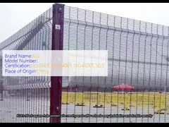 China Black Square Hole Welded Wire Mesh Panels for Schools with Easy Installation for sale