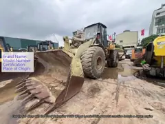 Used Caterpillar 966 Wheel Loader Original Cat 966h Front Loader with Engine Motor Pump Core Components Sale