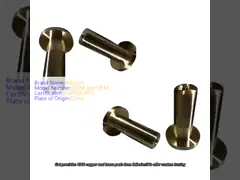 CNC Copper Parts Anodized 0.002mm~0.005mm Tolerance Brass Turning Parts