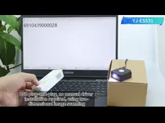 Υψηλής ποιότητας φορητό USB RS232 Βιομηχανία σταθερό όρος OCR MRZ Διαβατήριο Reader Barcode Scanner