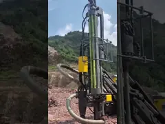 Mining DTH Drilling Rig Hard Rock Blast Hole Drilling Machine Portable Hydraulic  Drilling Rig