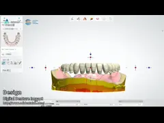 China CAD/CAM Digital Removable Partial Dentures Deep Pink Computer Printed Dentures for sale
