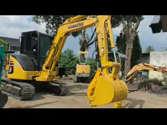 China 2022 used Komatsu PC55 mini excavator, 5.5 tons | Zero tail swing | Used mini excavator | 2000 hours | 1-year warranty for sale