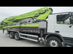 2015 Used Zoomlion 49M Concrete Pump Truck Mercedes Benz Chassis 49 Meters Beton Pump Truck