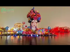 Spring Festival and Lantern Festival Decorations - Traditional Chinese Handmade Hairpin Flower Lante