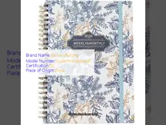 China 5.8 X 8.3 Inches Vintage Spiral Hardcover Notebook Spiral Binding Hardcover Vintage Style for sale