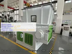 China HDPE PET Plastic Pelletizing Machine Single Stage Extruder 50-500 kg/hr Capacity 37-160 kW Motor for sale