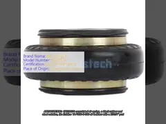 Black Convoluted Air Spring for Enidine YI-FS50-5-000 Air Bellows ZG1/4'' Port Size