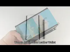 Sublimation Photo Printing Womens Wallet With Wrist Strap Personalised Card Wallet