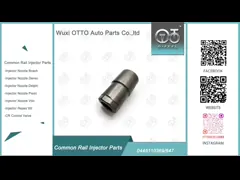 China Auto Fuel Engine Diesel Piezo Injector Nozzle Nut Cap  0445110369 / 647 Size Φ18.9×34×M17*0.75 CE Certified for sale