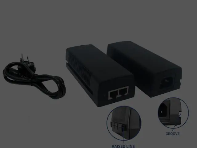 10/100M PoE Injector IEEE802.3af 15.4W Compliant with Limited Power Source (LPS)