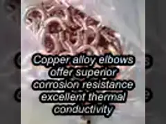 Customized Elbow Metal 45 90 180 Degree Copper Nickel Elbow 70/30 90/10