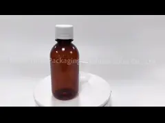 Seal Empty Cough Syrup Bottles For Liquid Medicine Packaging
