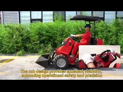HTSL390 Skid Steer Loader: Easy Operation with Full-Function Hydraulic