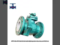 Class 150 4inch Lever Operated Floating Ball Valve with Flange Connection for High Temperature Applications