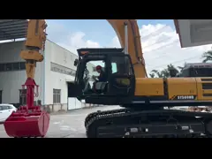 Telescopic Arm for Sale with 1.5cbm Clamshell Bucket 30m 32m Excavator Long Reach Arm
