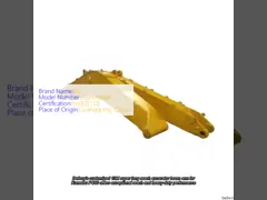 China Customized 13M Super Long Reach Excavator Arm Heavy Duty Front Extension for River Port Dredging Construction for sale