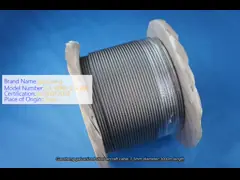 Galvanized Steel Aircraft Cable 1.5mm Diameter and 3000m Length for Safety Protection and Binding