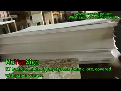 China Model Making Polystyrene Foam Core Paper Board UV Flatbed Printing for sale