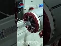 Automatic Stator Lacing Machine with Servo Motor Control and Horizontal Movable Fixture for Efficient Stator Loading