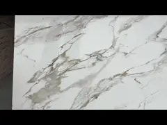 China OLK1003G Calacatta Gold New Collection Vain To Full Body Printed Quartz Stone Hd Inkjet Print Technology Slab for sale