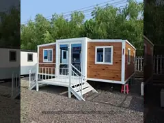 Casa de contenedores expandible con panel de sándwich de lana de roca de 50 mm y puerta de aleación de aluminio de 10 pies / 20 pies / 30 pies / 40 pies