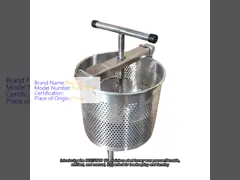 BEESTAR Manual Stainless Steel 17L Honey Wax Presser New Condition Bees Wax Presser for Beekeeping and Farming