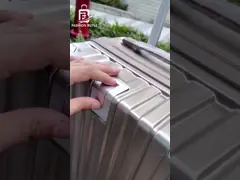 China 3 piece hard shell suitcase set 1682 New cup holder Mute universal wheel password box for travel luggage for sale