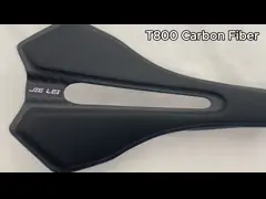 China JIELEI Carbon Fiber Racing Bicycle Saddle 242.7x141.9mm 94g Hollow Ventilation Design for Road Bikes for sale