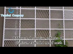 China Hot Dip Galvanised Stretched 8mm Expanded Metal Wire Mesh for sale