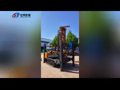200m Crawler Pneumatic Borewell Machine