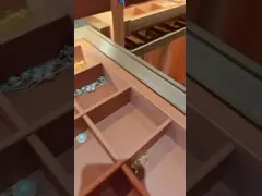 China Hidden Pull-Out Jewelry Tray with 495-795mm Width Options and 76mm Height for Wardrobe Ring and Necklace Storage for sale