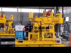 China 200 M Hydraulic Diesel Water Well Rock Drilling Rig Machine Portable Type for sale