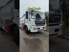 DONGFENG 4x2 drive wheel tanker truck fuel tank truck factory price manual transmission tanker