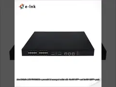 L3 Managed 16-Port 10G SFP + 2-Port 40G QSFP+ Fiber Switch