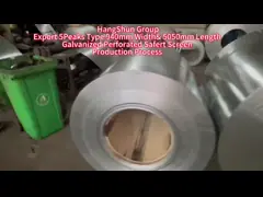 Export 5Peaks Type 940mm Width 5050mm length Galvanized Perforated Safety Screen Production Process-