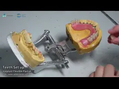 China Lightweight Valplast Flexible Partial With Excellent Retention In Pink And Meharry for sale