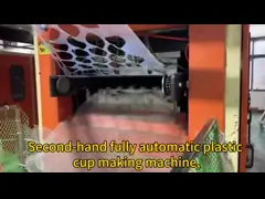 Fully automatic plastic cup thermoforming machines