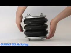 FT 138-26 DS Contitech Triple Convoluted Suspension Air Spring 8''X3 Rubber Air Bellows