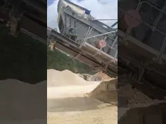 Large Processing Capacity Vibrating Probability Screen Machine Integrated Design