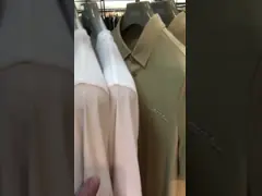 Cina Camicie da polo da uomo a manica corta con 95% di poliestere e 5% di spandex in vendita