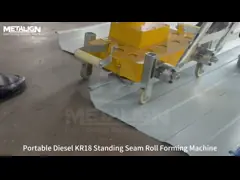 Cina Macchina portatile per la formazione di rotoli a cucitura in piedi KR18 con capacità diesel in loco e controllo PLC in vendita