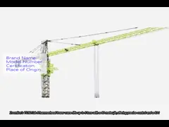Zoomlion 5 Ton Hammerhead Tower Crane Tc5013A-5