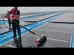 China 2025 Best Roller Brush Water / Dry Solar Panel Cleaning Battery Power Supply RHINO700-EH3 for sale