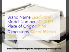 China Insulated Plastic Ice Transport Cube Storage Box Ice Caddy Cart 125L UV-resistant for sale