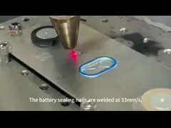 China Lithium Battery Sealing Rivets Laser Welding Solution By HW-Laser Welding Technology for sale