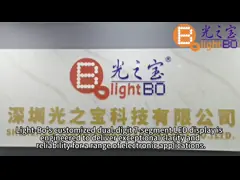 Ultra blanco personalizado con doble dígito 0,47 “ 7 segmentos de pantalla led cátodo común para el indicador de temperatura