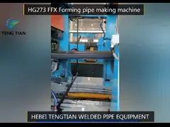 High Frequency Tube Mill Machine 50-140mm Diameter 5mm Thickness