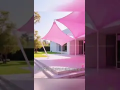 中国 ホテルテントとファミリーリゾート用PVDF防水膜構造テント 販売のため